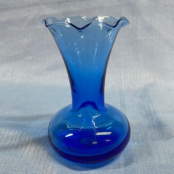 Art | Seneca Lead Crystal Cobalt Blue Vase 45 Tall | Poshmark
